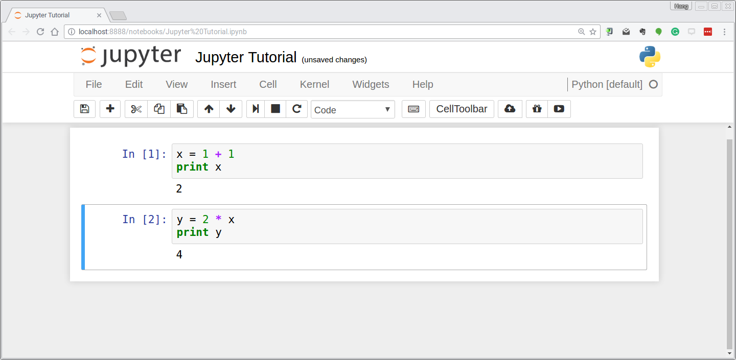 Jupyter Notebook Tutorial